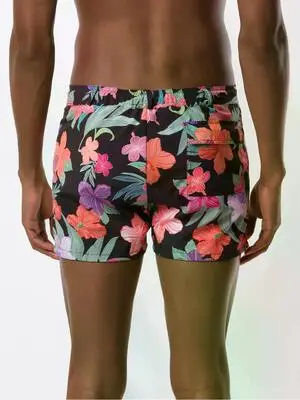 AMIR SLAMA Print Hibiscus Shorts