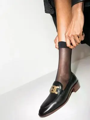 TOD'S Chain-link Detail Loafers
