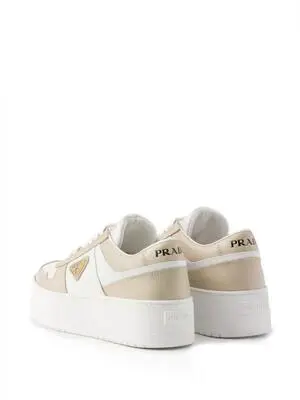 Prada Downtown Bold Leather Sneakers