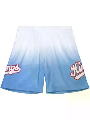 Mitchell & Ness Light Wash Shorts For Men