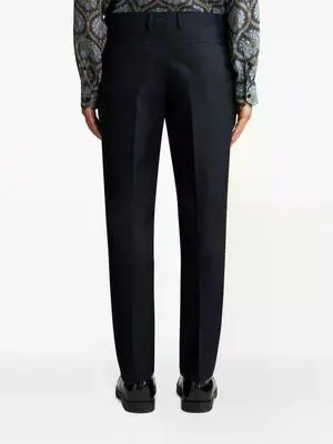 Etro Jacquard Tapered-leg Trousers