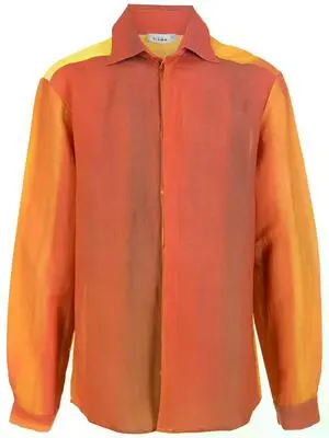 AMIR SLAMA Printed Long-sleeve Shirt - Red