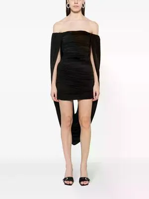 Giuseppe Di Morabito Off-shoulder Draped Mini Dress