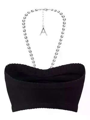 AREA Crystal Butterfly Knitted Bandeau