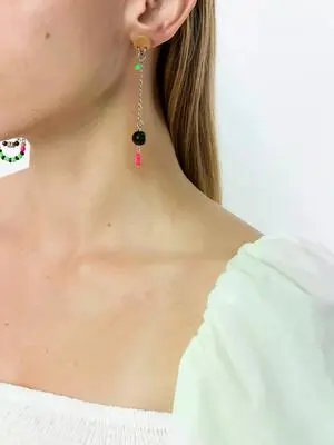 AMIR SLAMA Bead Detailing Earrings