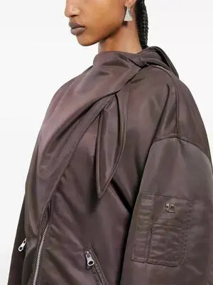 COURREGES Bow-collar Bomber Jacket