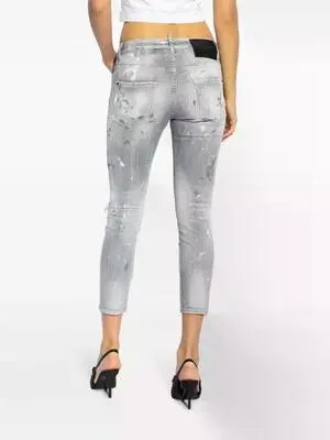 Dsquared2 Logo-patch Cotton-blend Jeans