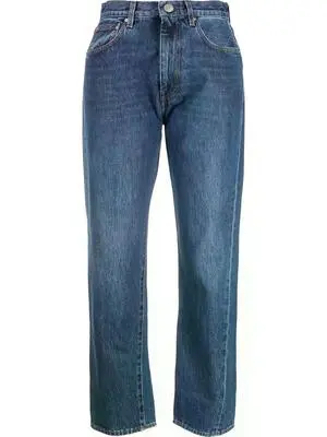 TOTEME Cropped Straight-leg Jeans