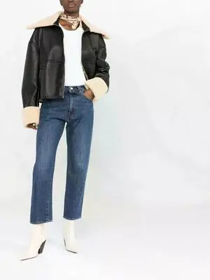 TOTEME Cropped Straight-leg Jeans