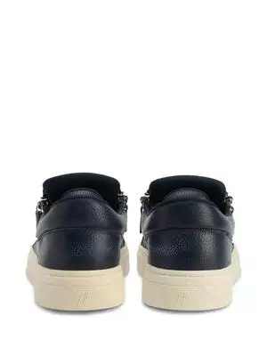 GIUSEPPE ZANOTTI Double-zip Low-top Sneakers - Blue