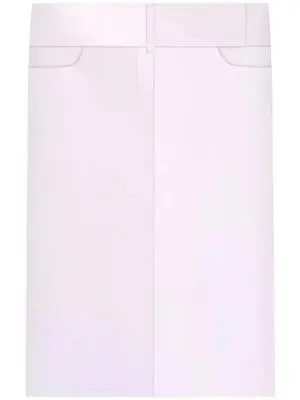 COURREGES Belted Midi Skirt - Pink