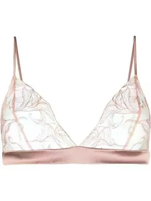 FLEUR OF ENGLAND Lilian Boudoir Bra - Pink