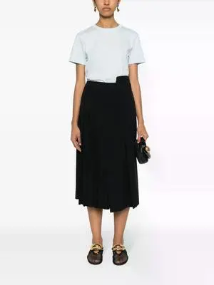 LANVIN Embroidered-logo Cotton T-shirt