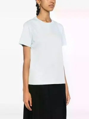 LANVIN Embroidered-logo Cotton T-shirt