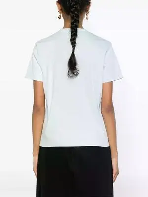 LANVIN Embroidered-logo Cotton T-shirt