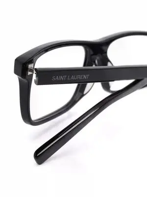 Saint Laurent Square Frame Glasses - Black