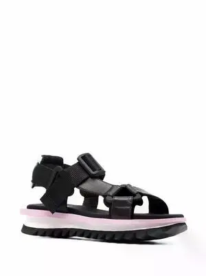 GREY MER Chunky Buckle-fastening Sandals - Black