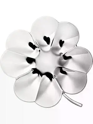 Christofle Trèfle À Quatre Feuilles" Four-leaf Clover Bowl In Plated - Silver