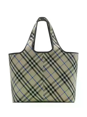 Burberry Check Tote Bag - Neutrals