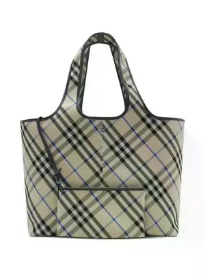 Burberry Check Tote Bag - Neutrals
