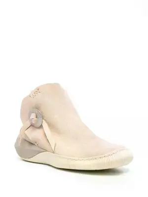 Visvim Gila Moc Mid Ii-folk Suede Sneakers