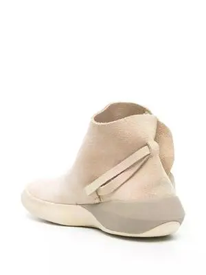 Visvim Gila Moc Mid Ii-folk Suede Sneakers
