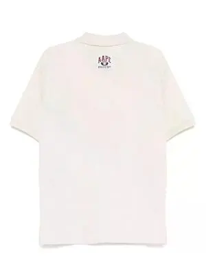 AAPE BY *A BATHING APE Moonface Logo Polo Shirt