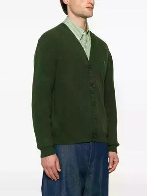 Maison Kitsuné Fox-patch Cardigan - Green