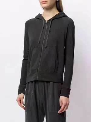 JAMES PERSE Fleece Drawstring Hoodie - Grey