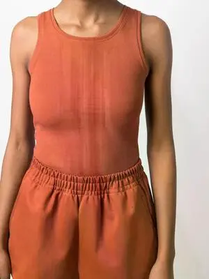 STYLAND Slim-cut Tank Top - Orange