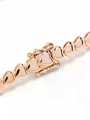 ANITA KO 18kt Rose Gold Diamond Heart Bracelet