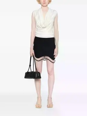 NENSI DOJAKA Heartbeat Mini Skirt - Black