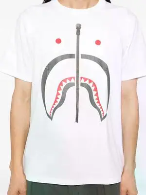 A BATHING APE Shark T-shirt - White