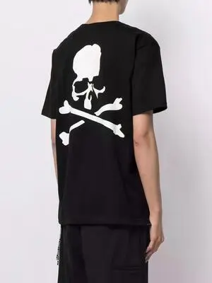 MASTERMIND WORLD Multi-logo Print T-shirt - Black