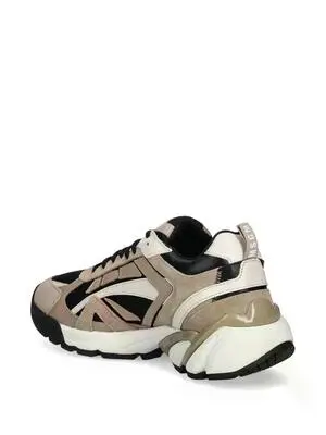 MSGM Panelled Lace-up Sneakers