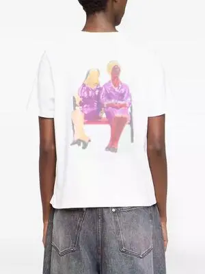 JW Anderson Anchor-embroidered Printed T-shirt