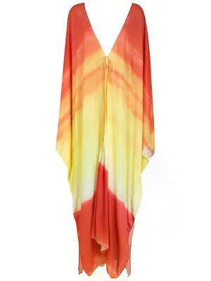 AMIR SLAMA Printed Beach Dress - Orange