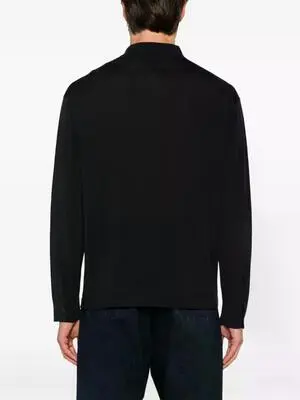 D4.0 Wool Cardigan - Black