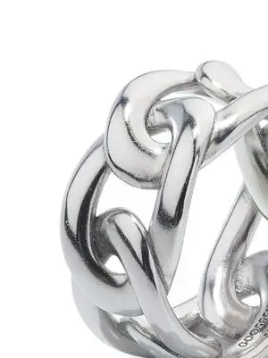 GOOSSENS Lhassa Chunky-link Ring - Silver