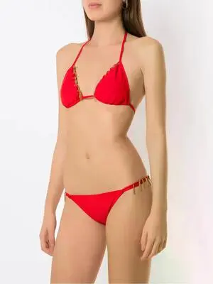 AMIR SLAMA Chain-link Triangle Bikini Set
