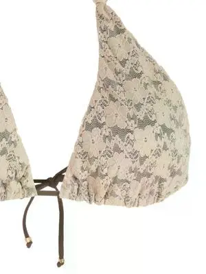 AMIR SLAMA Lace Triangle Bikini Set