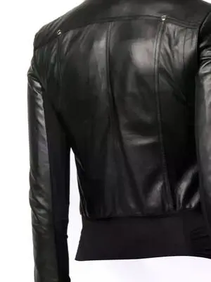Patrizia Pepe Long Sleeve Leather Jacket