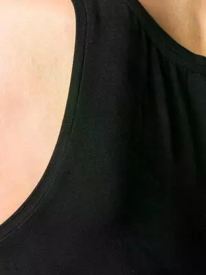 Majestic Filatures Sleeveless Vest Top - Black