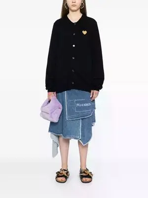Play Comme Des Garcon Wool Cardigan
