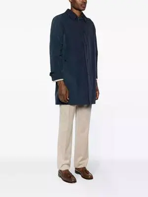 FURSAC Stud-fastening Cotton Raincoat