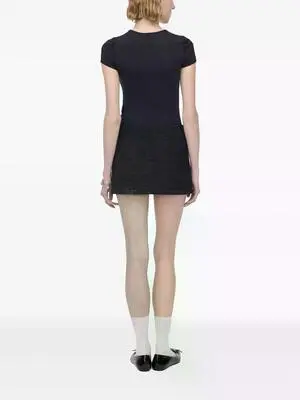 Marc Jacobs Tweed Mini Skirt - Black