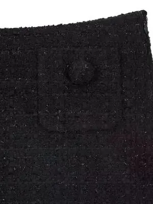 Marc Jacobs Tweed Mini Skirt - Black