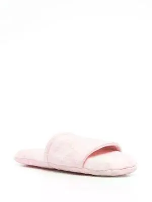 Versace Allover Logo Terry Slippers