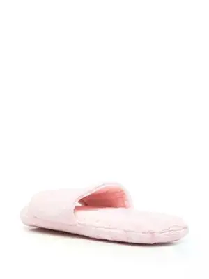 Versace Allover Logo Terry Slippers