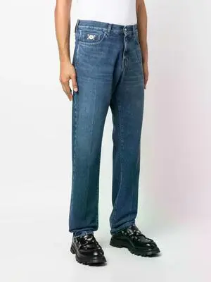 Versace Straight-leg Mid-rise Jeans